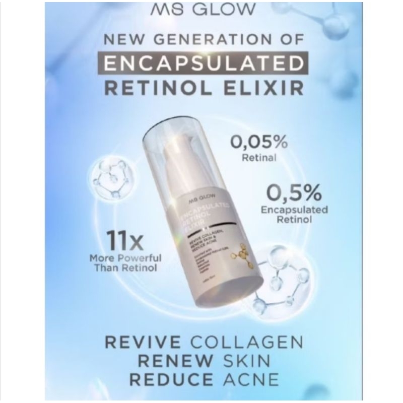 Jual MS GLOW ENCAPSULATED COLLAGEN RENEW SKIN&REDUCE ACNE 15ml | Shopee ...