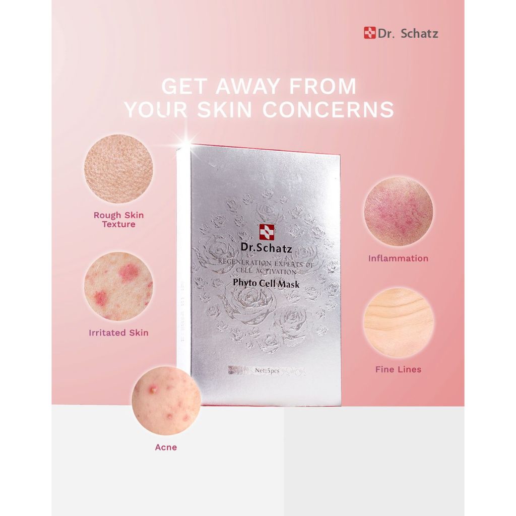 Jual Dr. Schatz Phyto Cell Mask / New Stem Cell Mask 1 Box Isi 5pcs DIJAMIN ORIGINAL 100% ...
