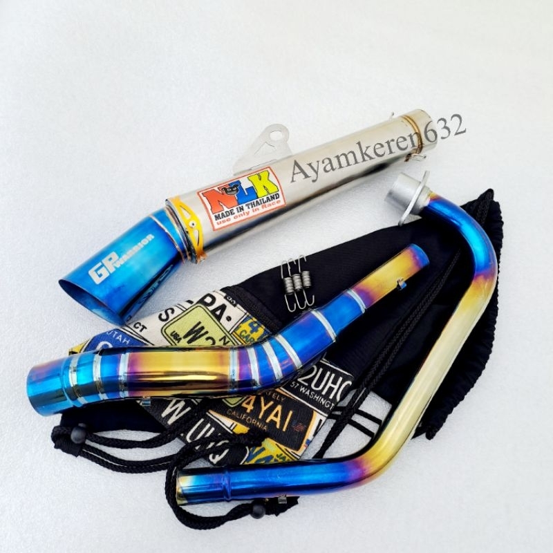 Jual open spec NLK exhaust pipe Euro 125 150 vperman Tmx 125 155 pinoy ...