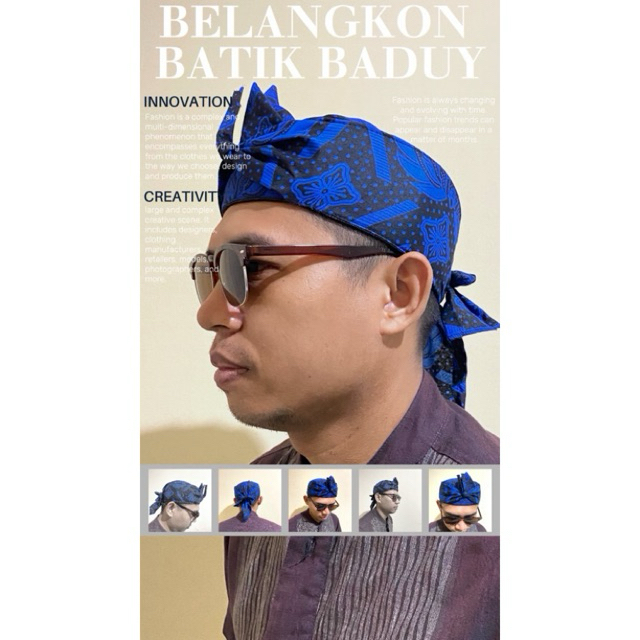Jual IKAT KEPALA SUNDA JAWA BADUY TRADISIONAL BLANGKON/TOTOPONG/MAHKUTA | Shopee Indonesia