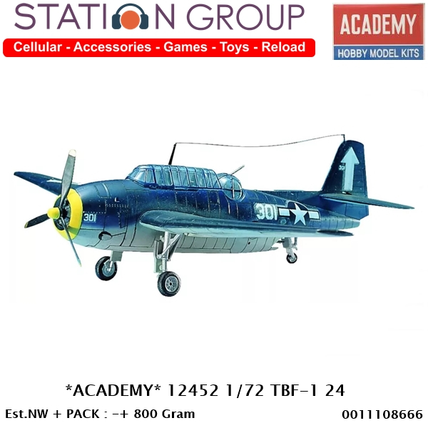 Jual ACADEMY 12452 1-72 TBF-1 24 - MODEL KIT | Shopee Indonesia