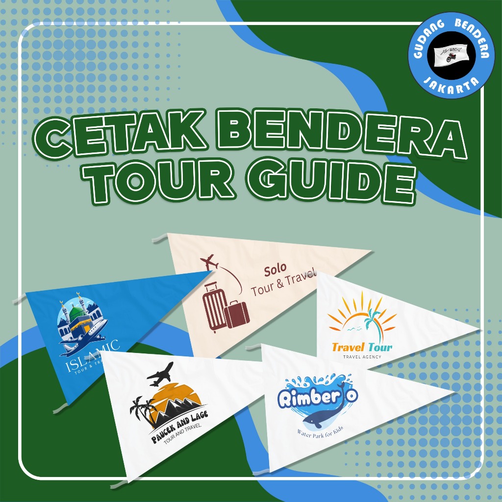 Jual CETAK BENDERA TOUR GUIDE CUSTOM TUR GUIDE TRAVEL CUSTOM | Shopee ...