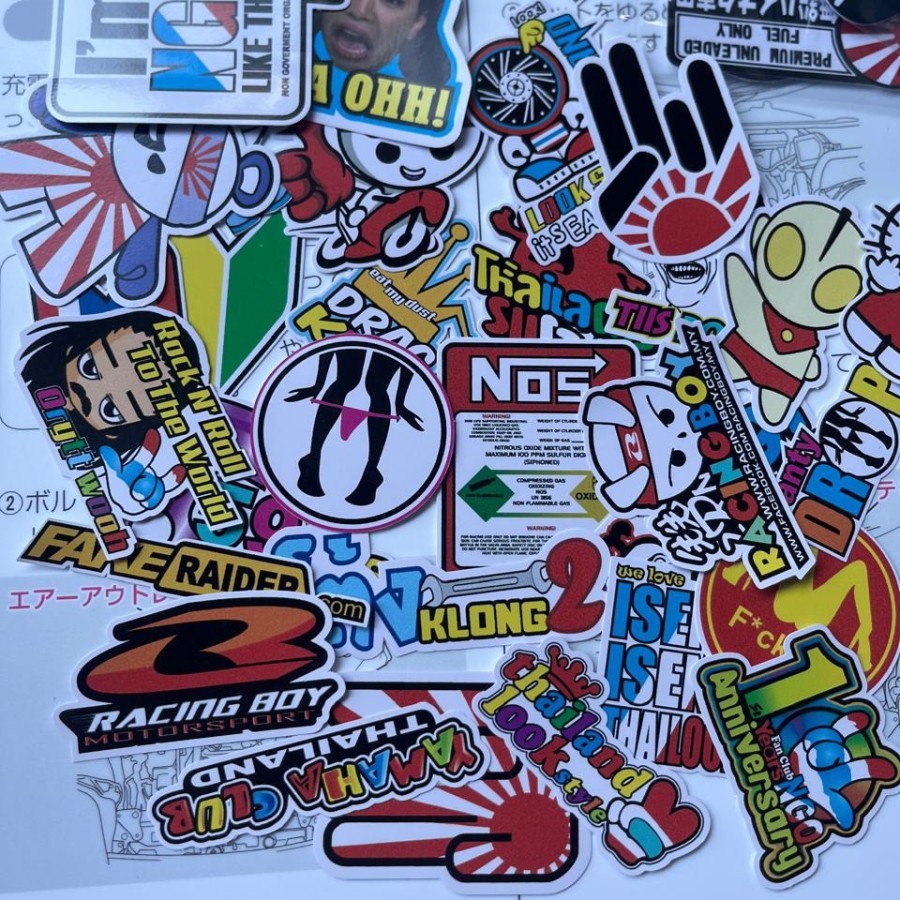Jual sticker stiker motor Thai look modifikasi | Shopee Indonesia