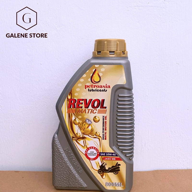 Jual PETROASIA REVOL MATIC 10W40 800ML OLI MOTOR MATIC | Shopee Indonesia