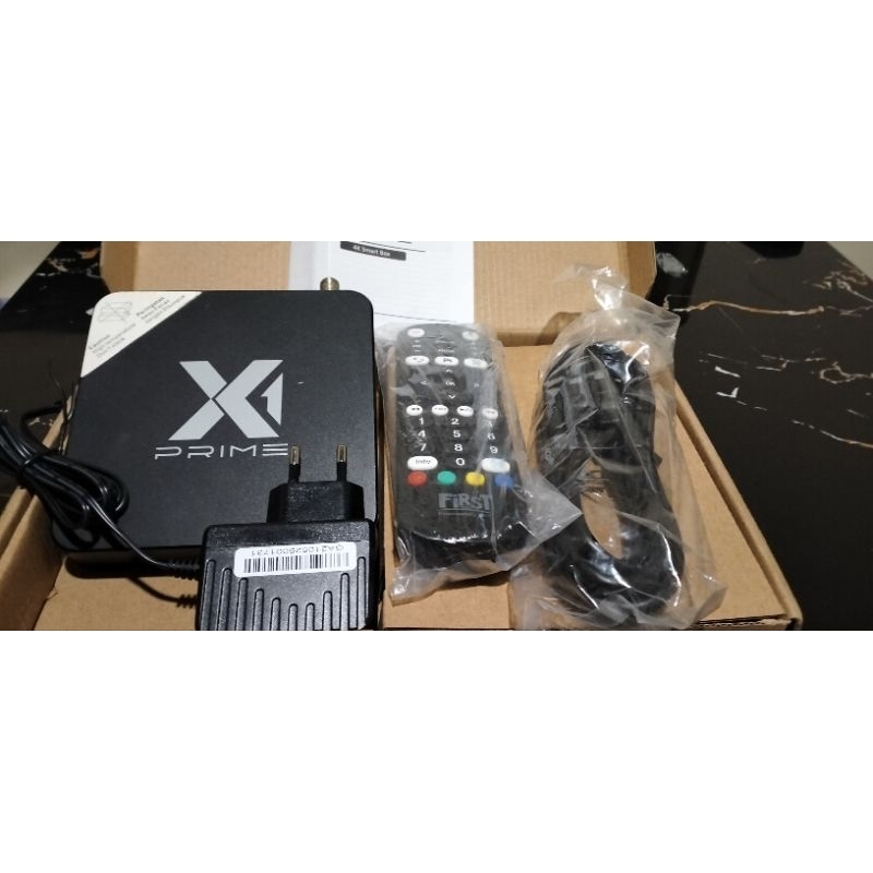 Jual STB X1 PRIME ORIGINAL FIRST MEDIA KOMPLIT HDMI ADAPTOR REMOTE ...