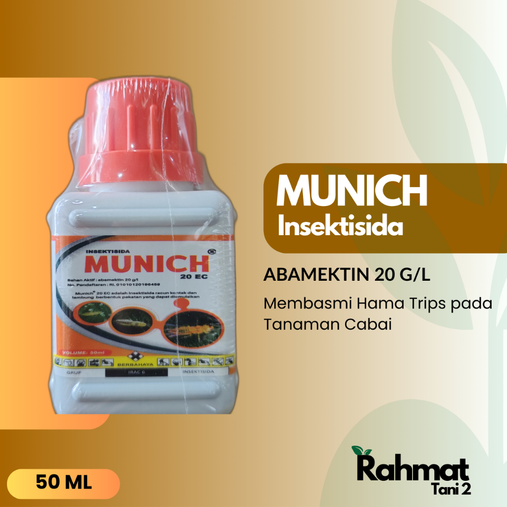 Jual MUNICH - Insektisida Abamektin Racun Hama Tanaman Cabai (50 ml ...