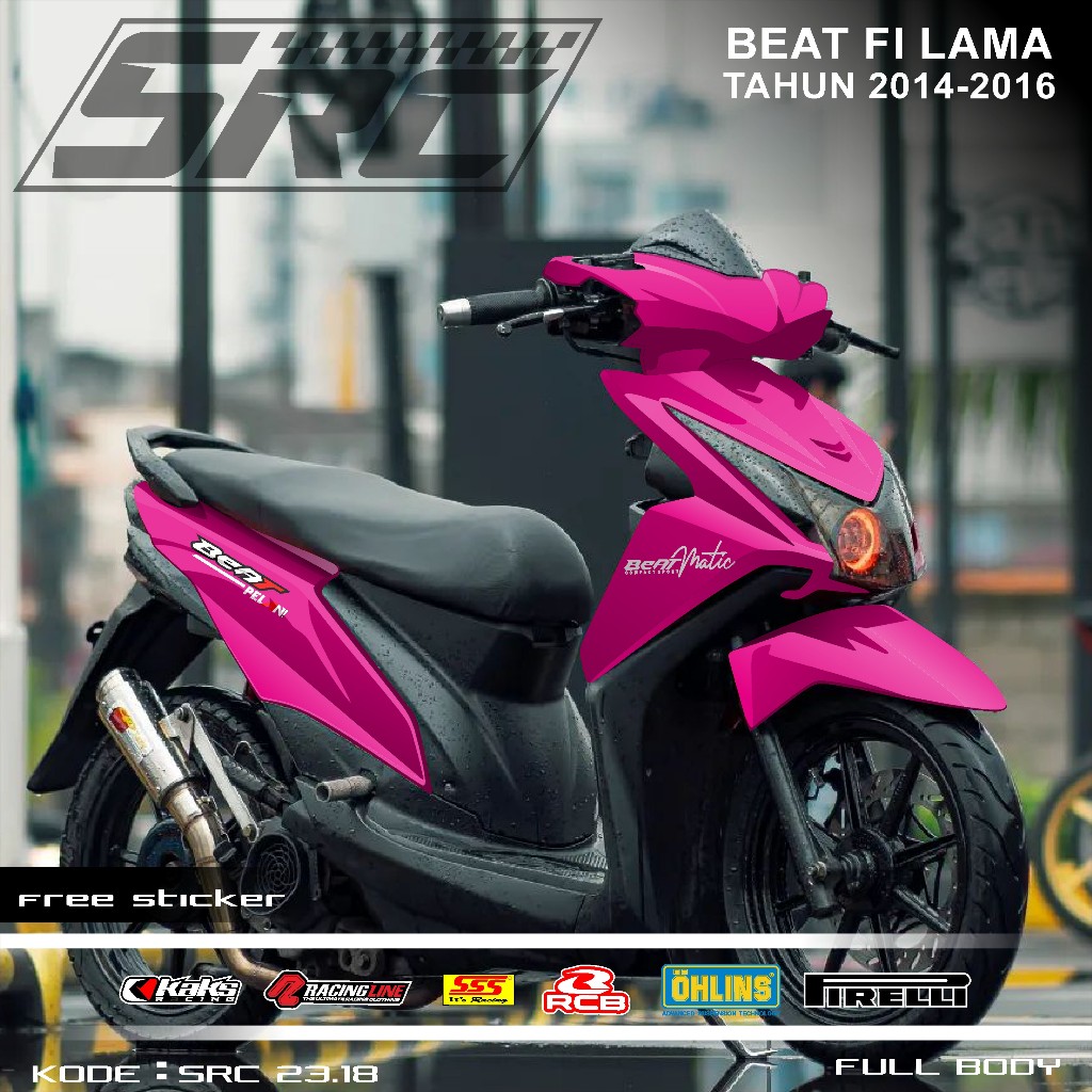 Jual COD Sticker Full Body Honda Beat fi Old 2013 2014 2015 2016 ...