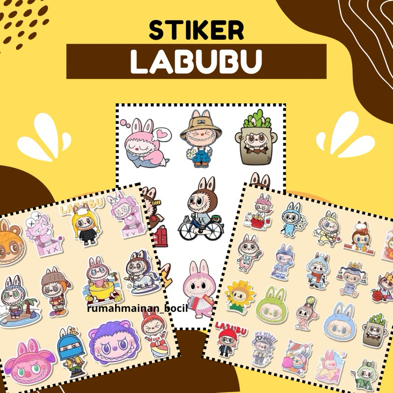 Jual STIKER LABUBU STICKER LABUBU VIRAL LISA LABUBU BONEKA LABUBU VIRAL ...