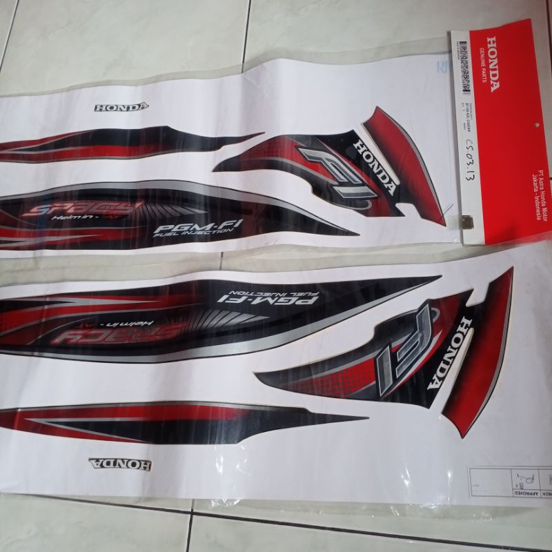 Jual 871X0KZLC30ZAL & 871X0KZLC30ZAR lis body striping stiker Honda ...