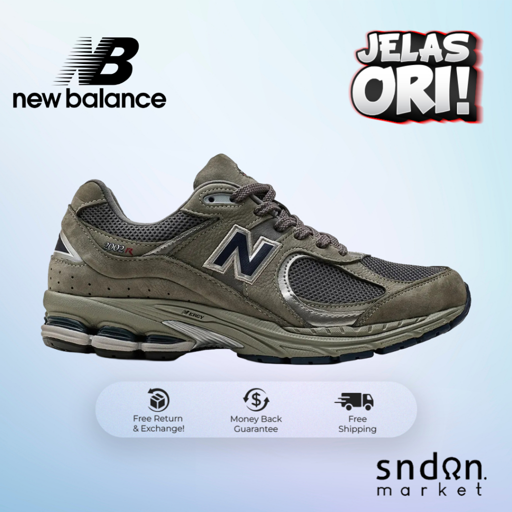 Jual New Balance 2002R Light Grey 100% ORIGINAL AUTHENTIC | Shopee ...