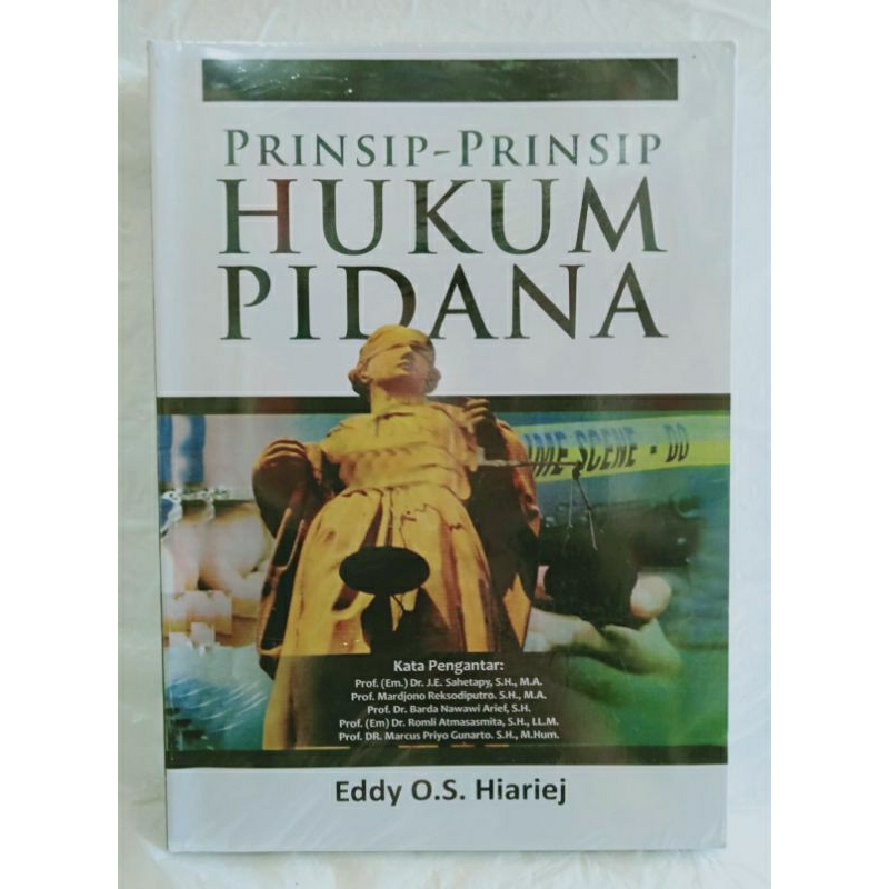 Jual BUKU PRINSIP PRINSIP HUKUM PIDANA Eddy O.S.Hiariej | Shopee Indonesia