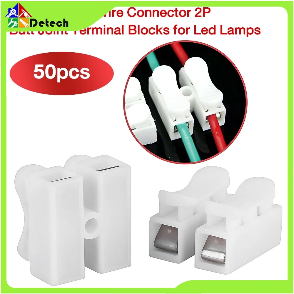 Jual Terminal Kabel Kunci Sambungan Cepat CH2 Pengunci Otomatis 2 Pin ...