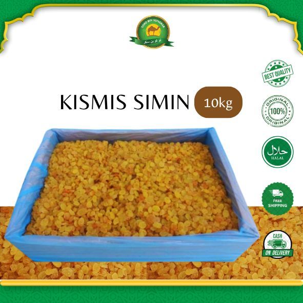 Jual Kismis Simin Raisin 10 kg Kismis manis Kismis simin Oleh oleh haji ...