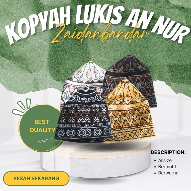 Jual KOPYAH LUKIS AN NUR | Shopee Indonesia