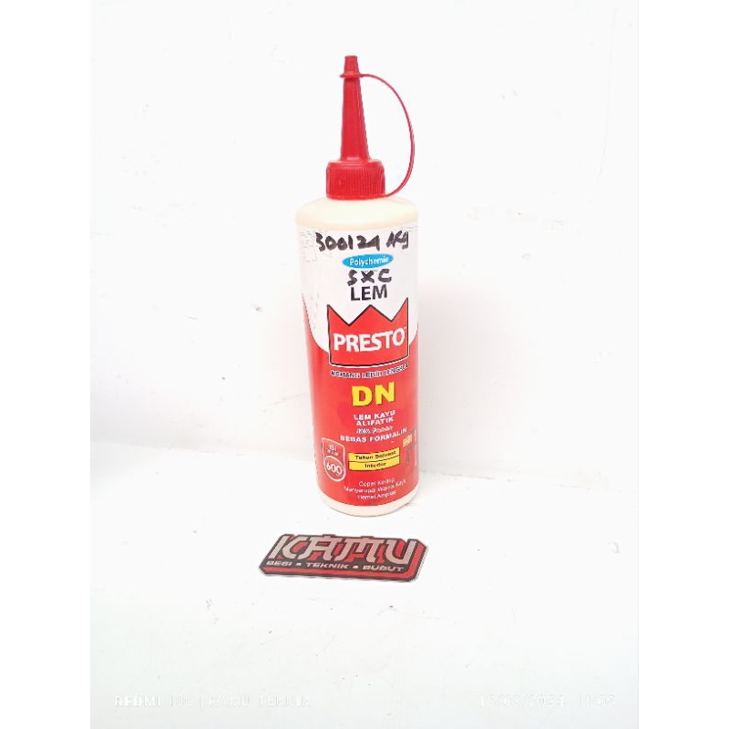 Jual LEM PRESTO DN 600gr PEREKAT KAYU JOINTING PINTU PAPAN JATI BELANDA ...