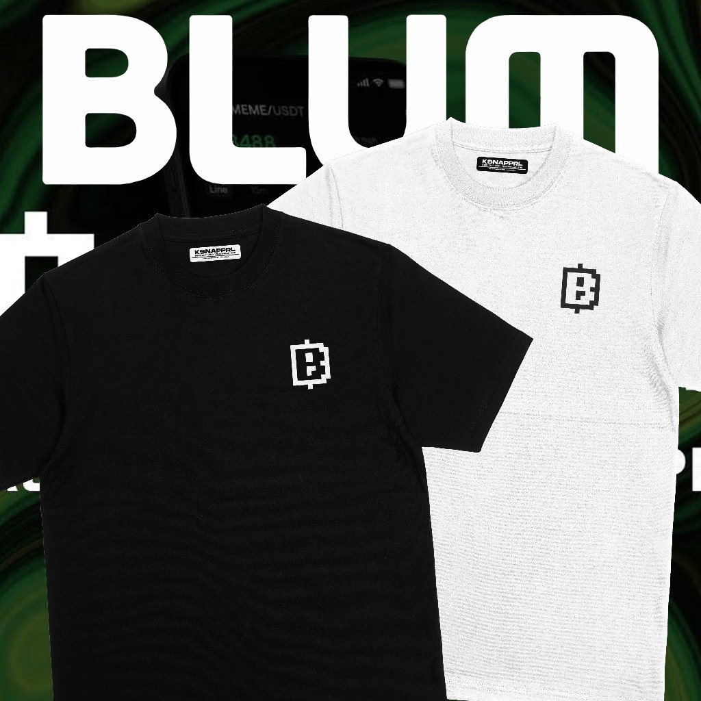 Jual Kaos Crypto Blum "Blum Logo" - Cryptocurrency / Alt Coin Telegram ...