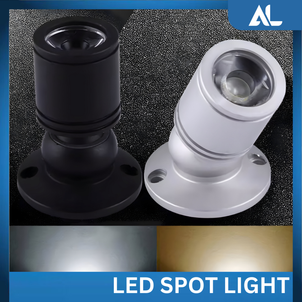 Jual LAMPU DOWNLIGHT LED MINI SPOTLIGHT 1W SOROT ETALASE LED PLAFON | Shopee Indonesia