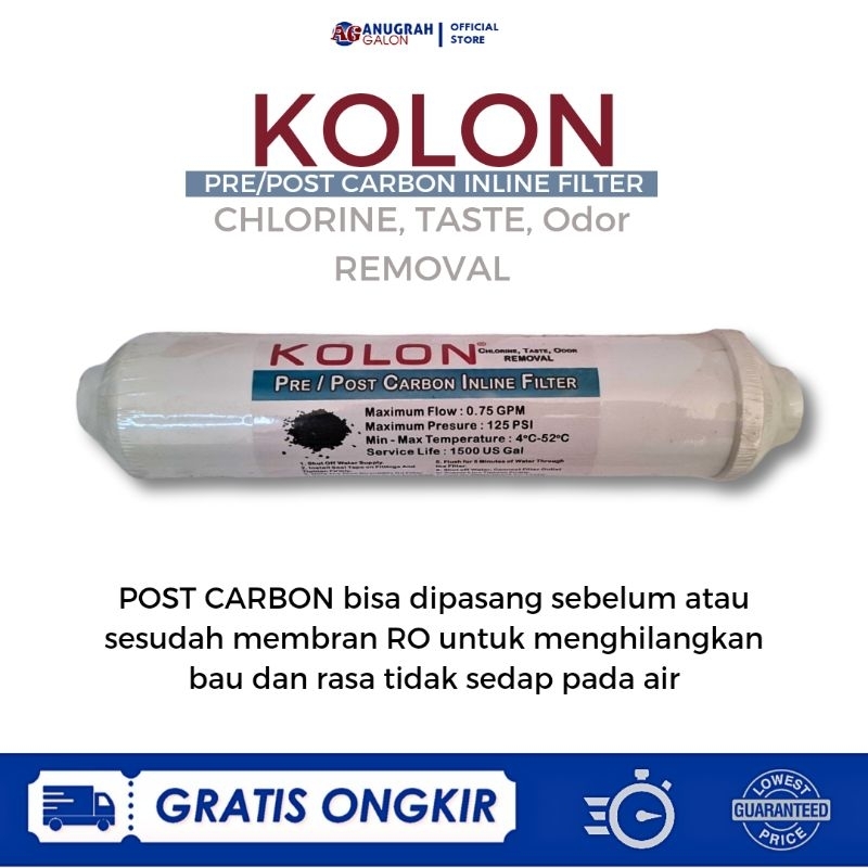 Jual Filter Post Carbon Kolon / Post Carbon Inline Filter | Shopee ...