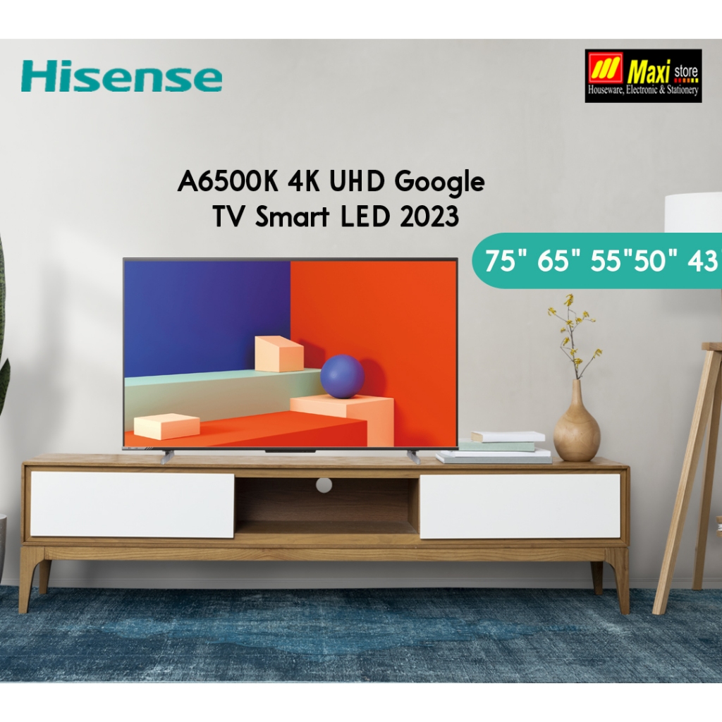Jual HISENSE A6500K 4K UHD Google TV Smart LED 2023- Garansi Resmi ...