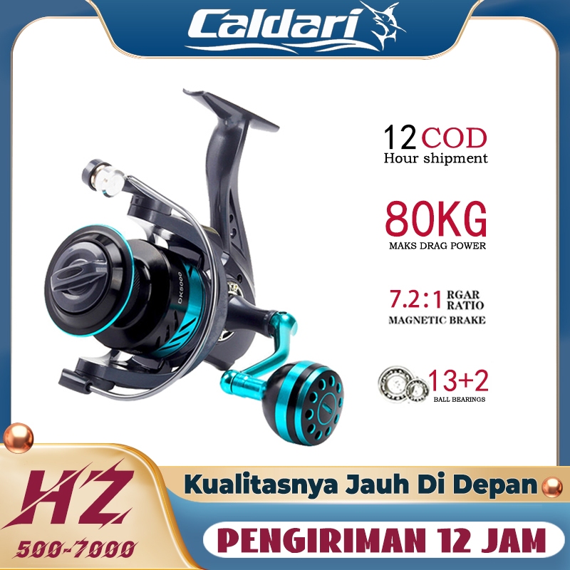 Jual Spinning Reel - Pancing Besi, Drag 80kg, Rasio 7.2:1, Gulungan ...