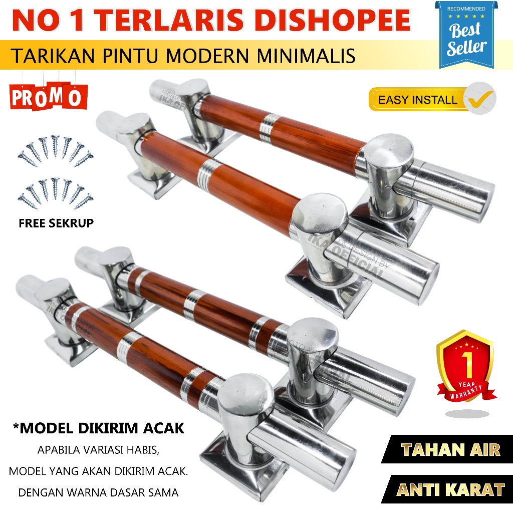 Jual handle pintu rumah minimalis 33cm gagang tarikan pull handle ...
