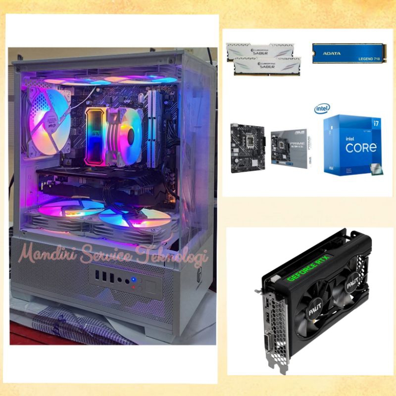 Jual Rakitan PC Gaming / Editing / Rendering Intel Core i7 12700F Gen 12 LGA 1700 VGA RTX 3050 ...