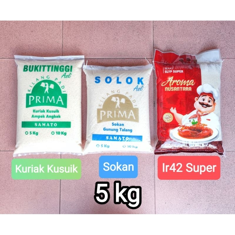 Jual Beras Solok Sokan / Beras Bukittinggi Kuriak Kusuik / Beras ir42 ...