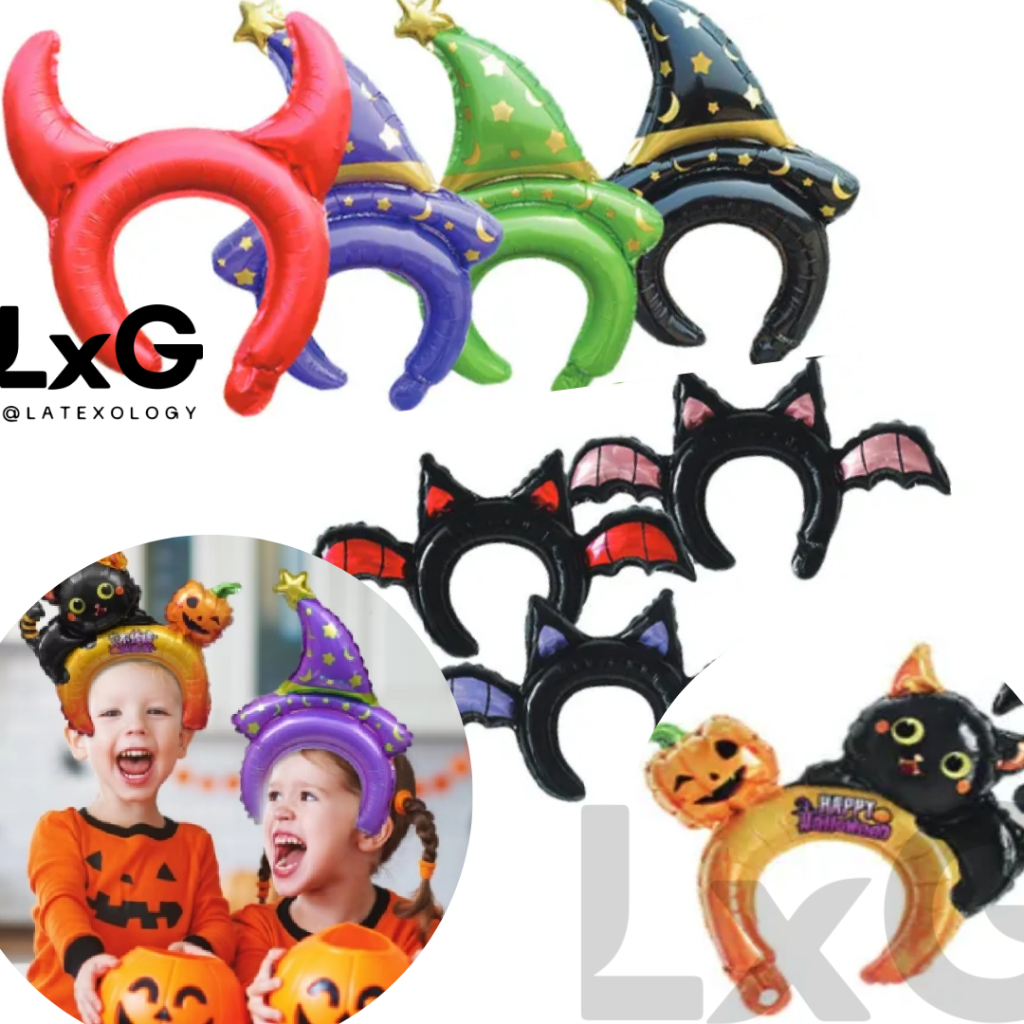 Jual Balon Bando Halloween, Sayap Kelelawar Bat Wings, Topi Penyihir ...