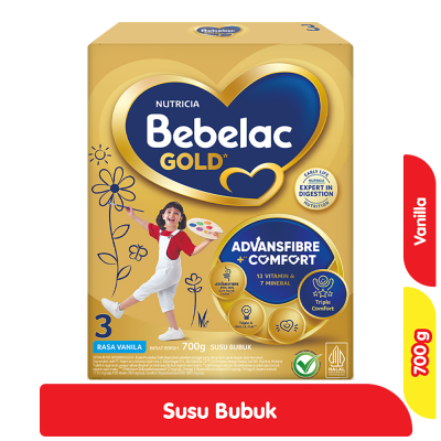Jual Bebelac Gold 3 Vanila 700 Gr Box 700Gr Vanilla | Shopee Indonesia