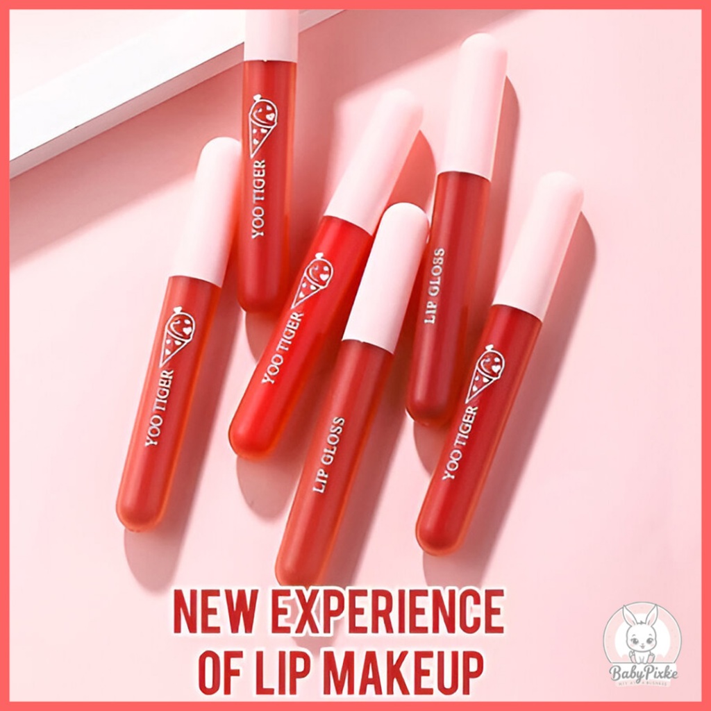 Jual YOO TIGER Lip Glaze Lipstik Moisturizing and brightening lip skin ...