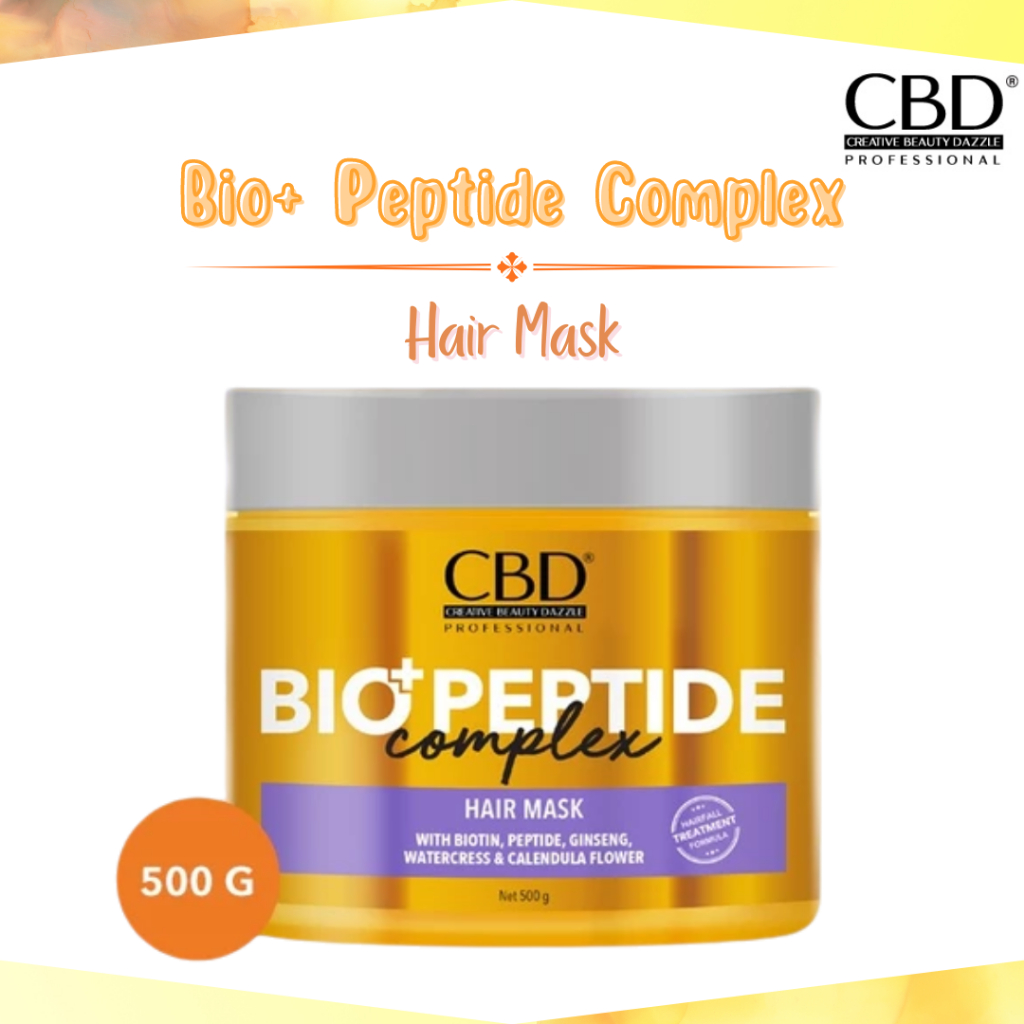 Jual CBD Bio+Peptide Complex Hair Mask 500g and 250g/Masker Rambut ...