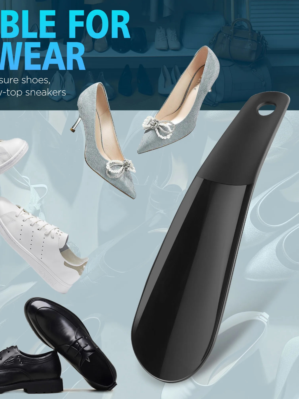 Jual SENDOK SEPATU SHOE HORN Shoehorn Travel Perawatan Sepatu Wanita ...