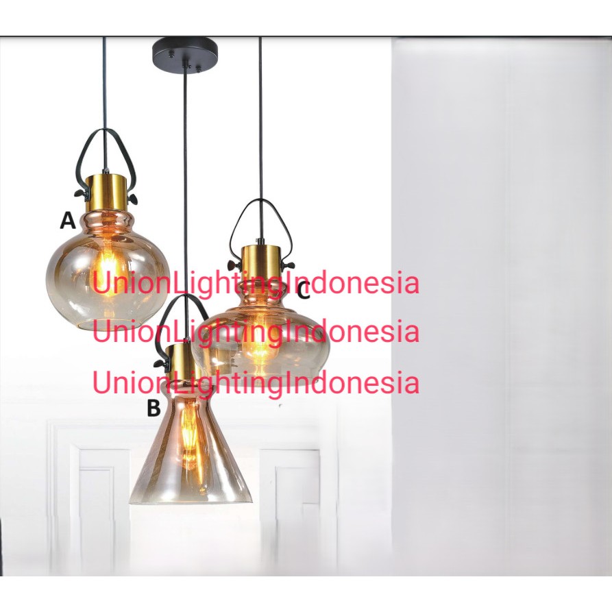 Jual SL8312-1 LAMPU GANTUNG HIAS MINIMALIS MODERN KLASIK CAFE RESTORAN RUANG TAMU MEJA MAKAN DLL ...