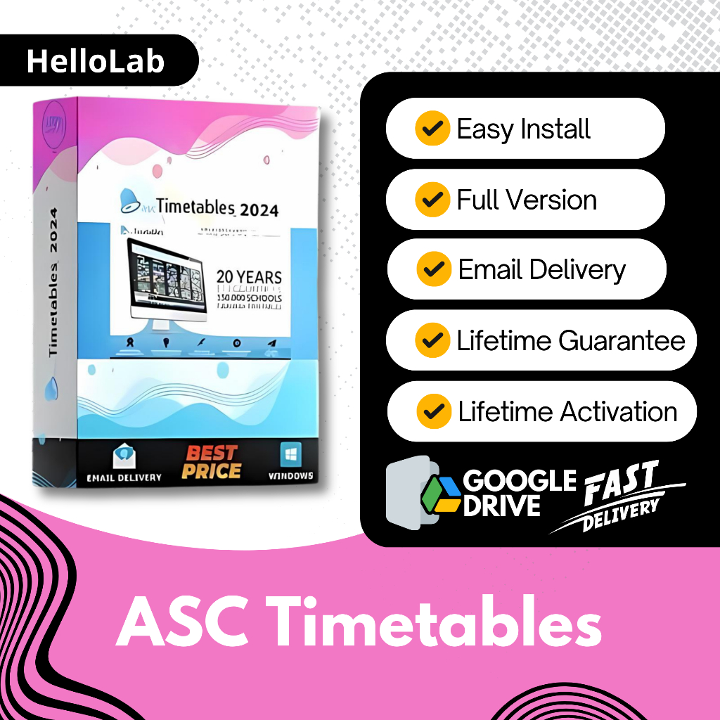 Jual aSc Timetables v2024.24.1 Full Version | Shopee Indonesia