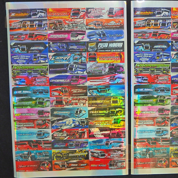 Jual Stiker Hologram Bus Basuri Zahir Daun Kelor Andaru Bestie No ...