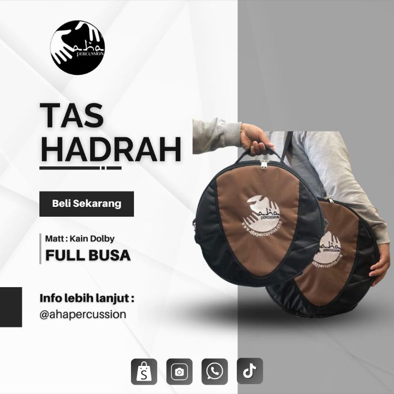 Jual Tas rebana ahapercussion ukuran 30cm dan 32cm tas hadroh isi 2 ...