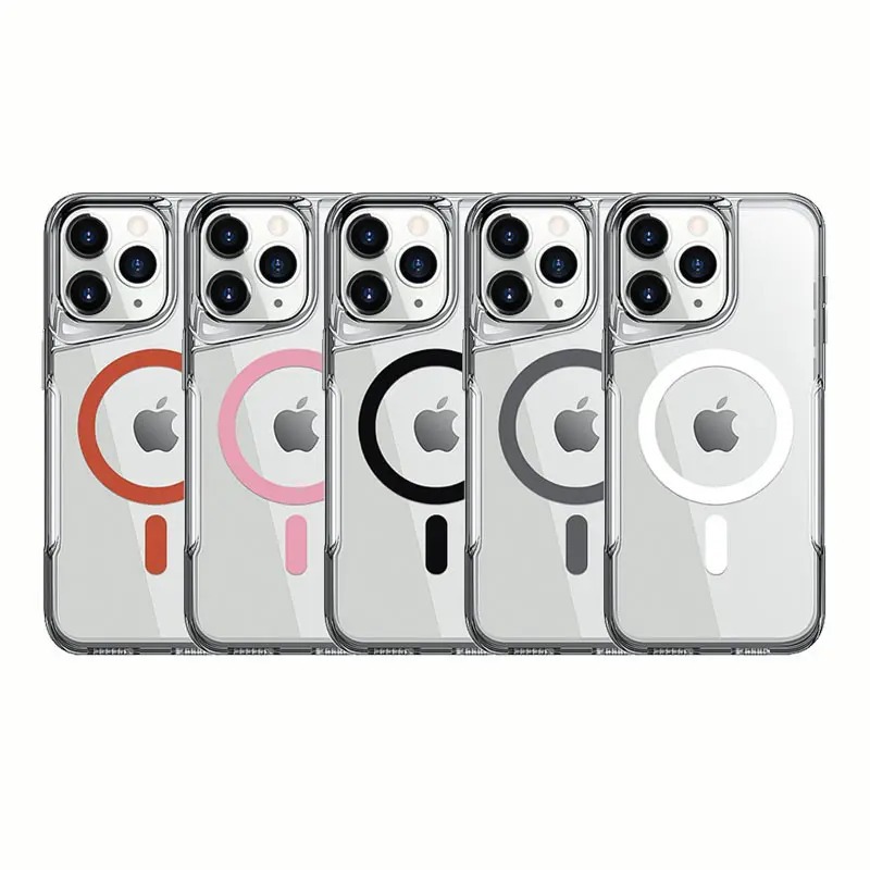 Jual Premium NOX Clear Magsafe Color Case For IPHONE 11 12 13 14 15 PRO ...