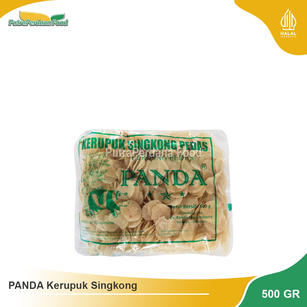 Jual KERUPUK/CERIPING Singkong Cap Panda 500gr | Shopee Indonesia