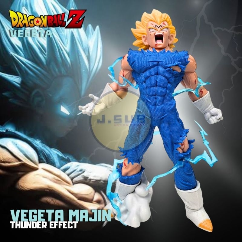Jual Action Figure Super Saiyan Vegeta Majin Statue DragonBall DBZ ...