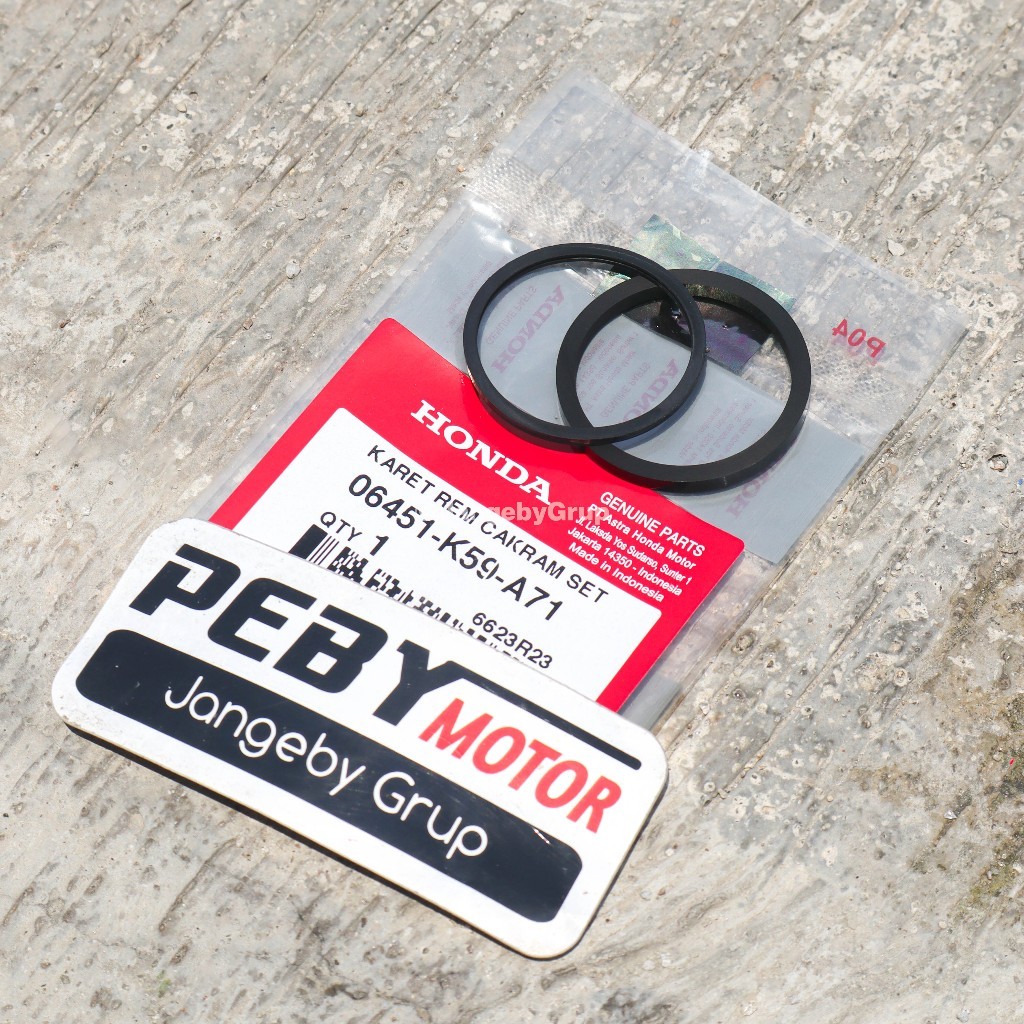 Jual Seal Piston Kaliper Depan Vario 125 150 LED Genio ORIGINAL Resmi HGP 06451K59 | Shopee ...