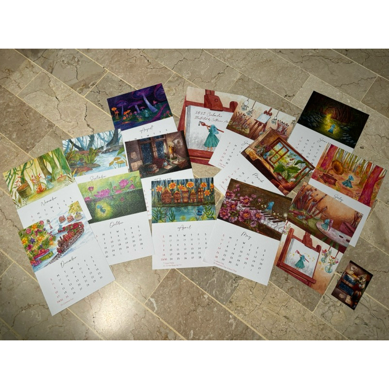 Jual Artwork ukuran postcard 10x15 cm / 4R hiasan kamar aesthetic ...