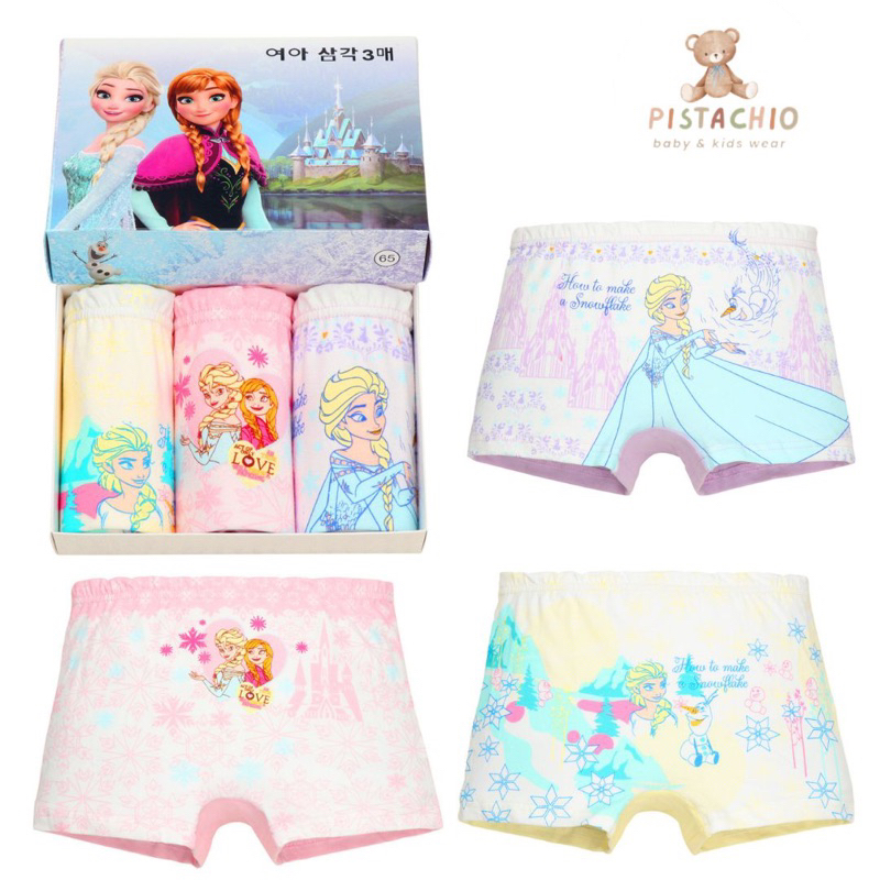 Jual PISTACHIO (Boxer Frozen) 2-11 Tahun Celana Dalam Boxer Anak Frozen ...