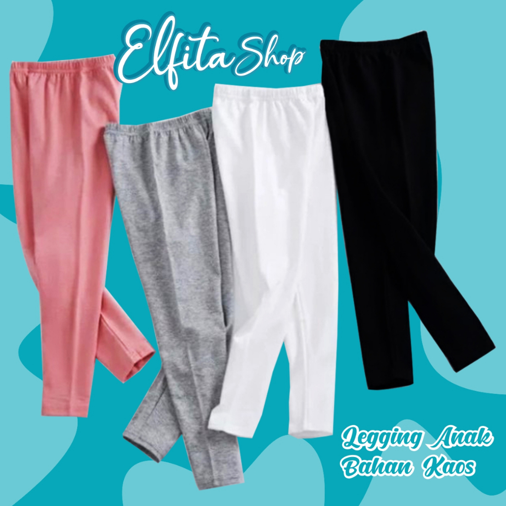 Jual Legging Anak Usia 1 - 15 Tahun Kaos Rayon / Celana Leging Anak ...