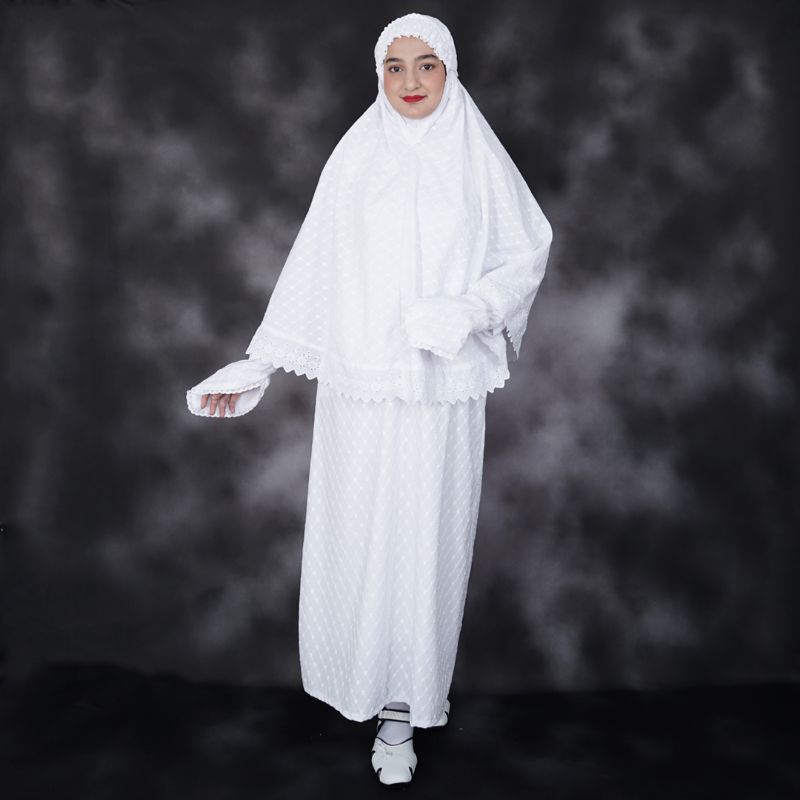 Jual Gamis Ihram Wanita Perlengkapan Umroh Wanita Lengkap | Shopee ...