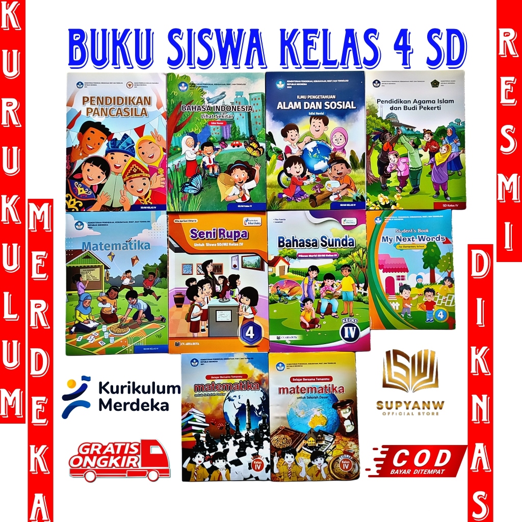 Jual ORI DIKNAS Buku Siswa Kelas 4 Sd Kurikulum Merdeka | Shopee Indonesia