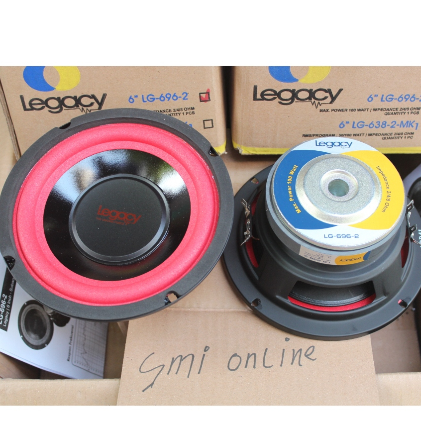Jual Speaker Legacy 6 Inch Legacy LG 696 2 Subwoofer 6 Inch Legacy 696 ...