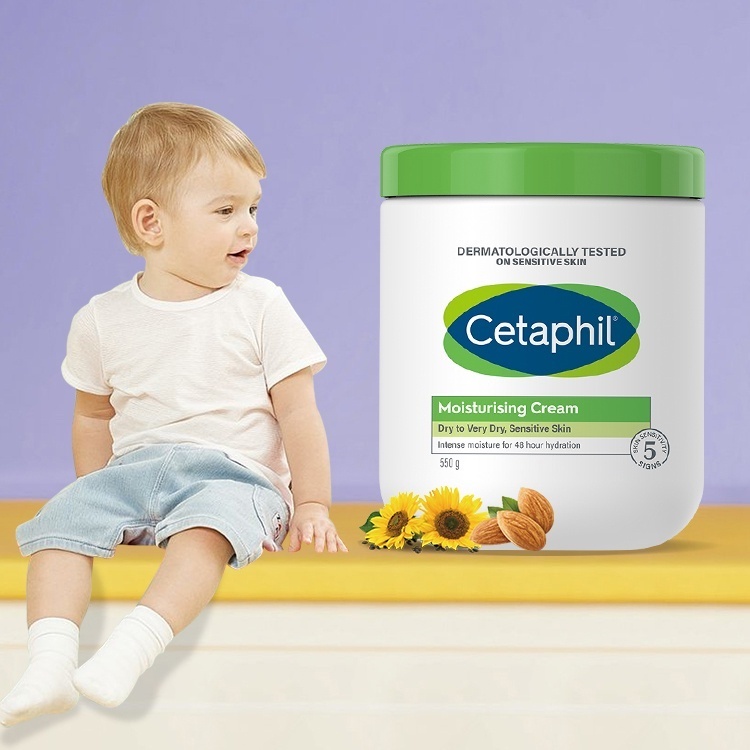 Jual Cetaphil Moisturising Cream 550g Skin Care Krim Pelembab Wajah ...