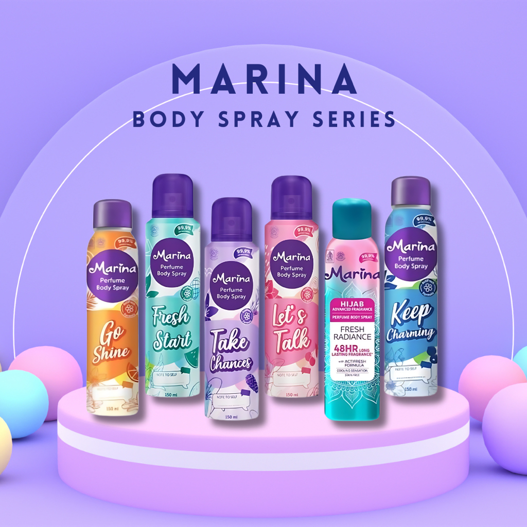 Jual Marina Perfume Body Spray 150ml | Shopee Indonesia