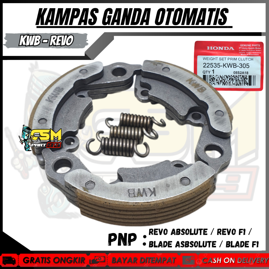 Jual ( HONDA KWB ) KAMPAS GANDA BLADE / REVO ABSOLUTE / REVO ABS | Shopee Indonesia