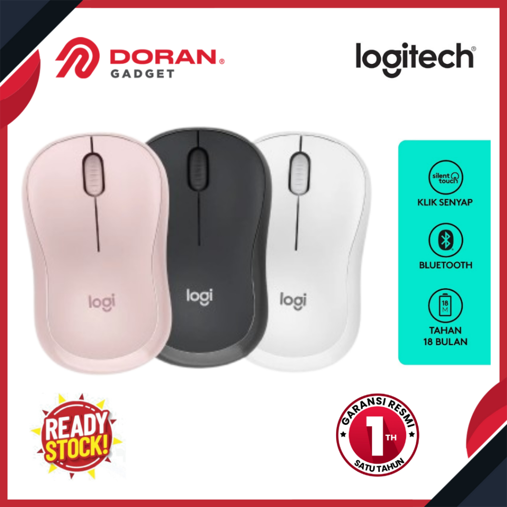 Jual Logitech M240 Mouse Wireless Bluetooth Silent Click - Garansi ...